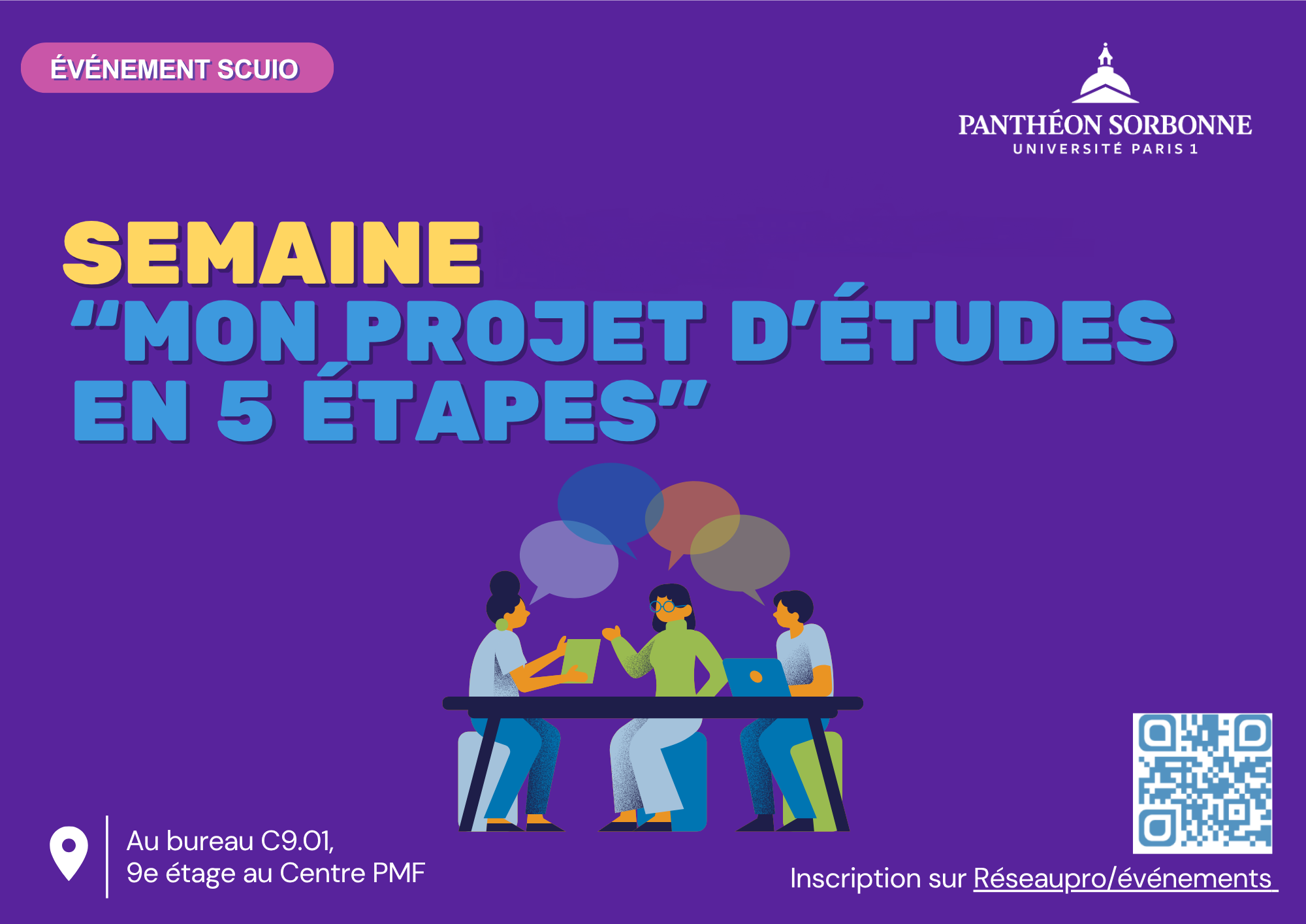 Mon projet d'études en 5 étapes - SCUIO 2025-2026
